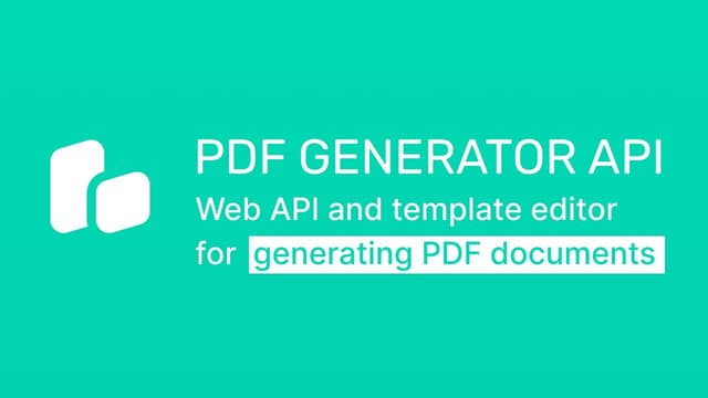 Create PDF documents from your Xano backend | PDF Generator API